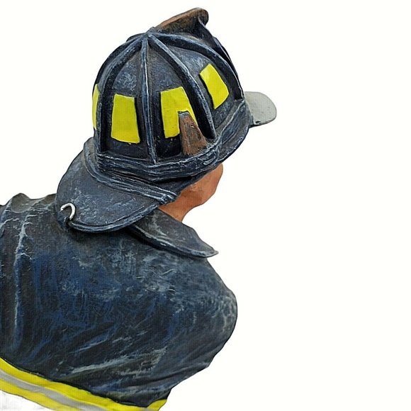 unmarked | Accents | Firefighter Figurine With Building Beam Fireman ...